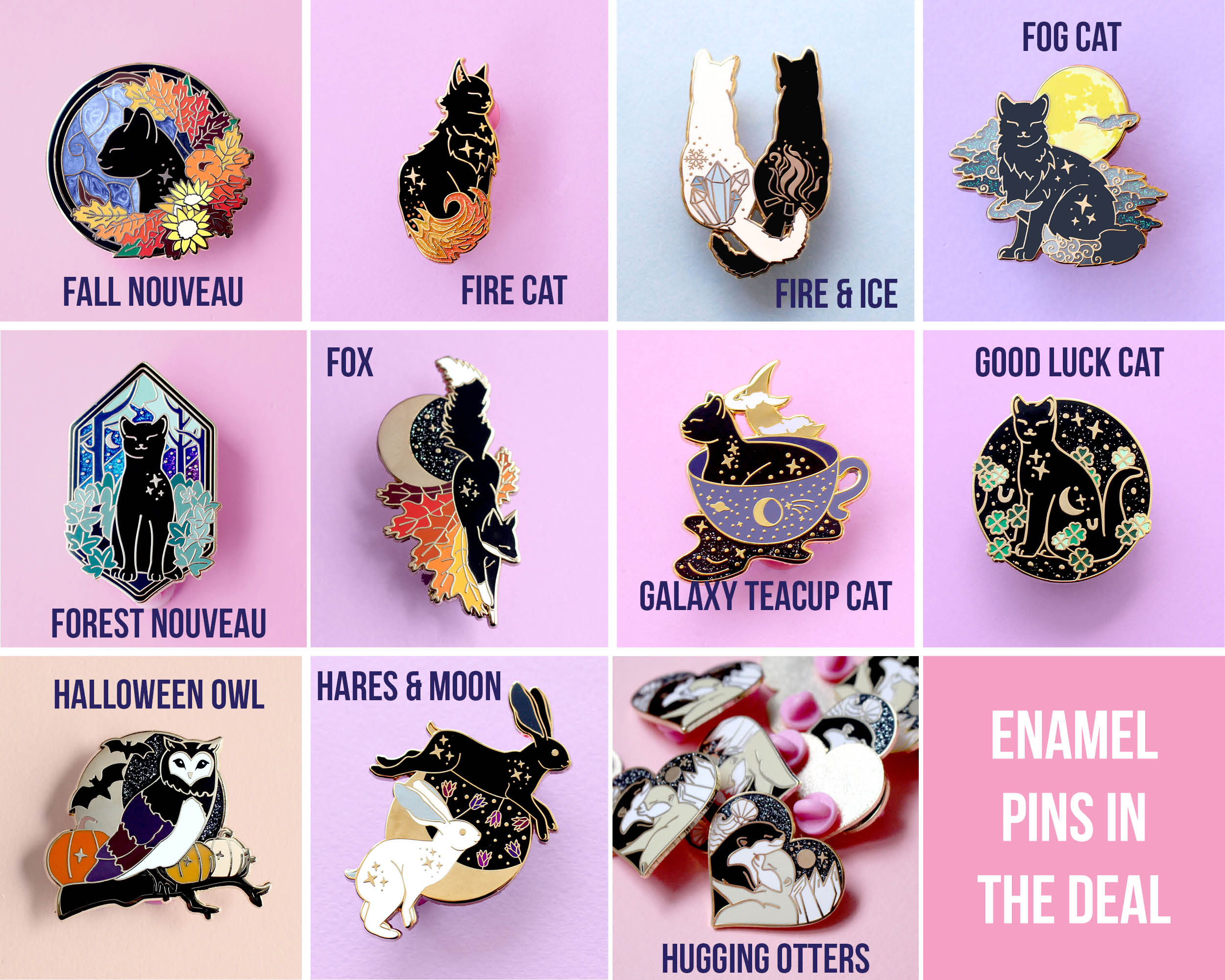 2 pin deal – Glitter Punk