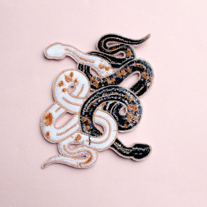 Snakes Iron-on patch – Glitter Punk