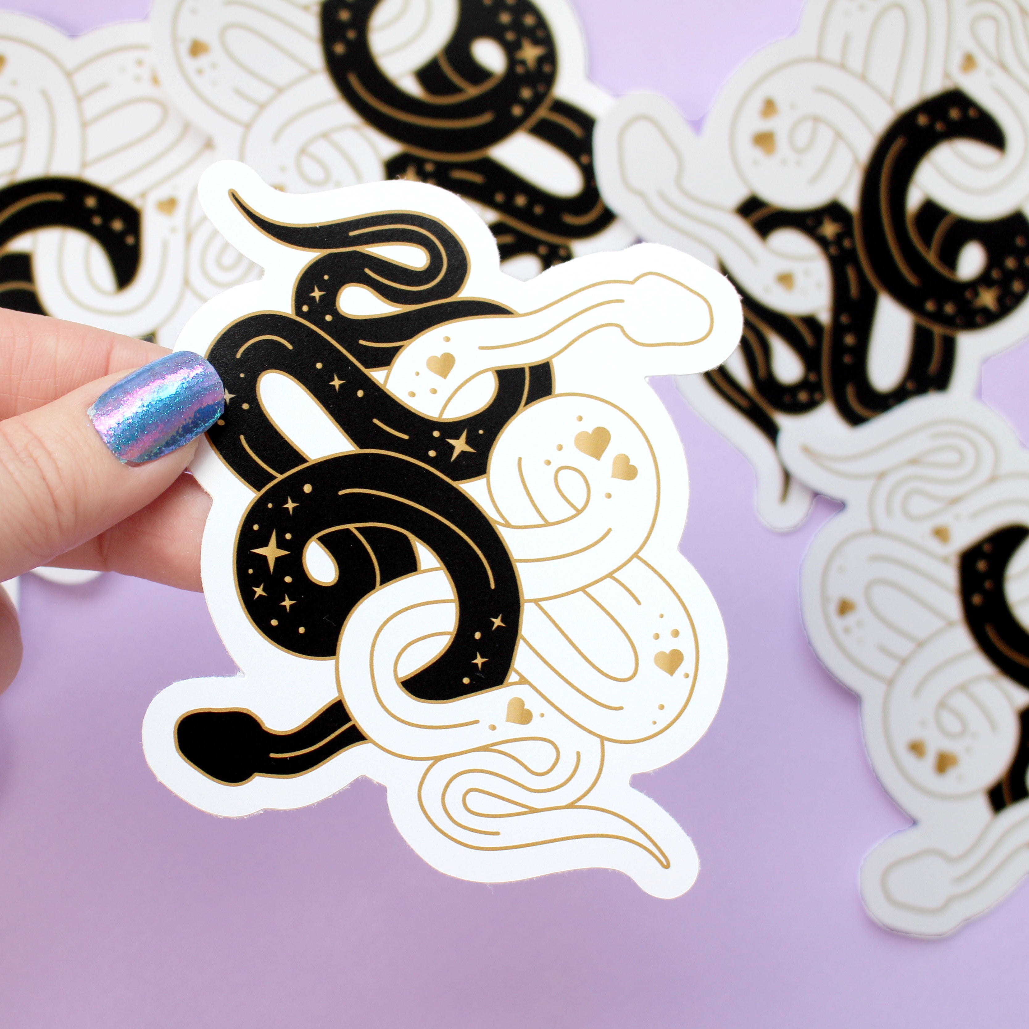 Snakes sticker – Glitter Punk