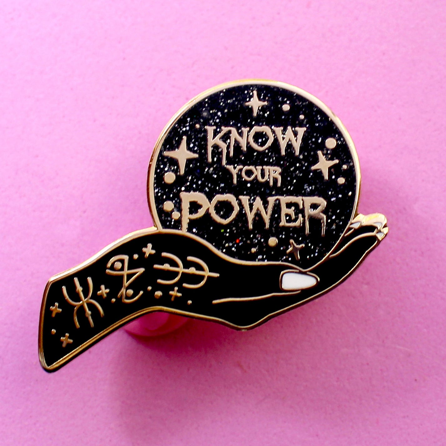 Know your Power Enamel Pin – Glitter Punk